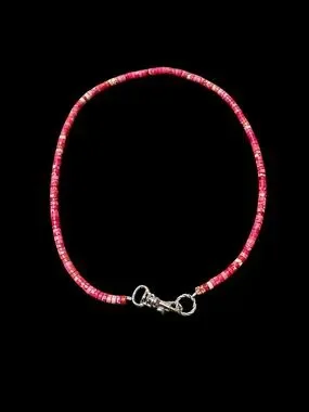Lilac Beth | Jewelry | Pink Heishi Bead Necklace | Poshmark
